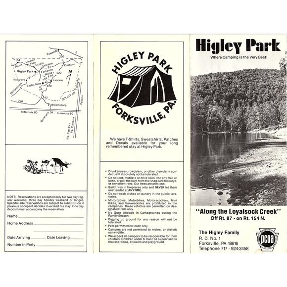 None and/or Unknown | Accents | Higley Park Evelyn Higley Loyalsock ...
